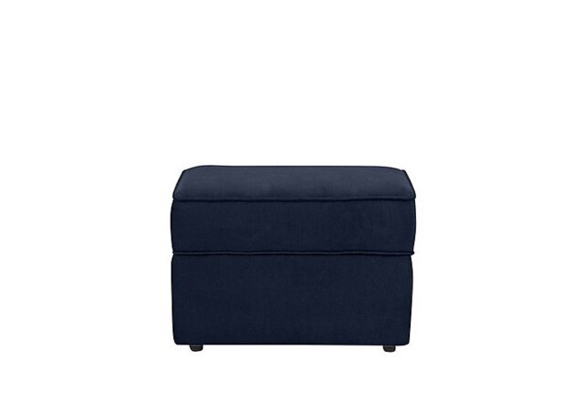 Cory Fabric Storage Footstool - Cosmo Navy by Furniture Village ...