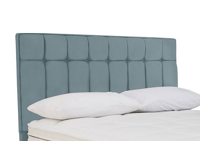 Sleepeezee - Beam Floor Standing Headboard - Double - Light Blue by ...