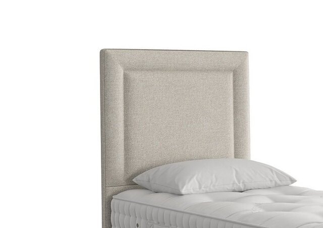 Vispring - Helios Floor Standing Headboard - Single - Boucle Stone by ...