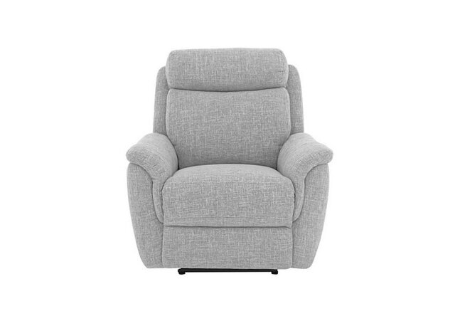 Orlando Fabric Power Recliner Chair with Power Headrests - Anivia Light ...