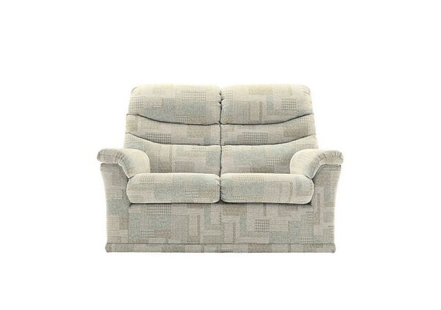 G Plan - Malvern 2 Seater Fabric Sofa with Manual Recliner - Lydia Blush by Furniture Village ...