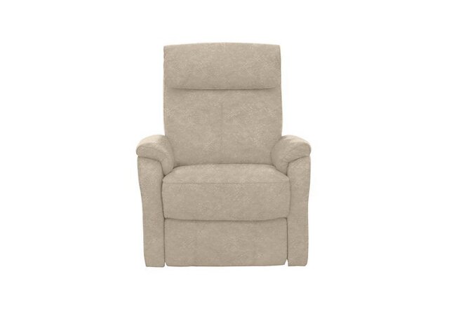 Rowan Fabric Swivel Rocker Recliner Armchair - Cream by Furniture ...