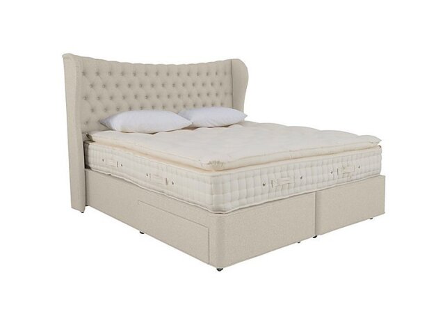 Hypnos - Bespoke Emperor Divan Set with Continental Drawers - King Size ...