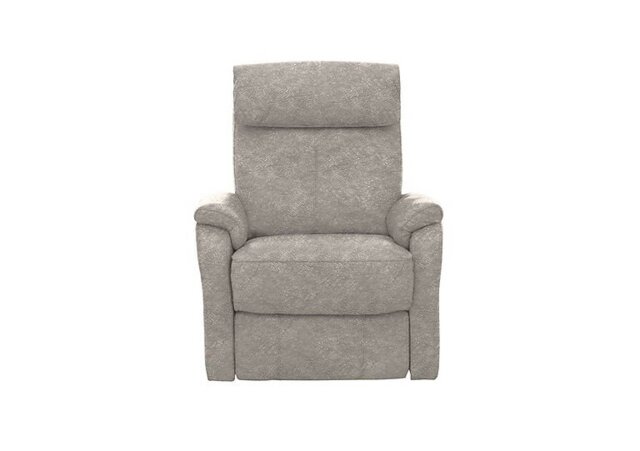 Rowan Fabric Swivel Rocker Recliner Armchair - Grey by Furniture ...