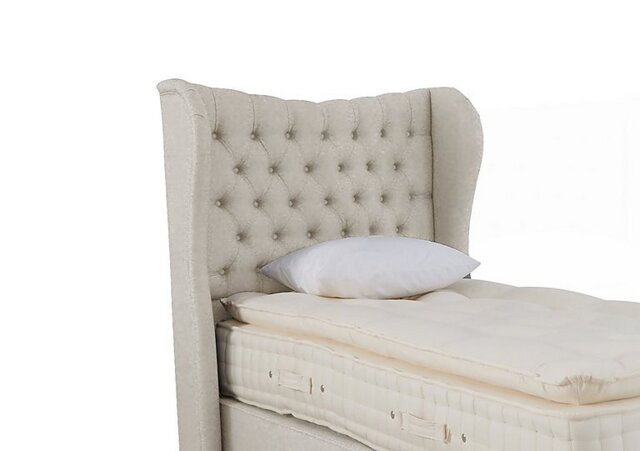 Hypnos - Bespoke Hurley Floor Standing Headboard - Single - Imperio Stone by Furniture Village ...