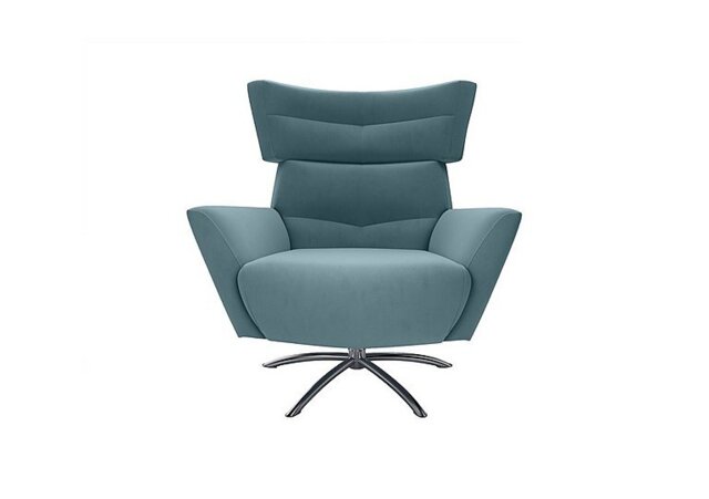 The Lounge Co. - Hermione Jacob Fabric Armchair - Shallow Puddle with ...