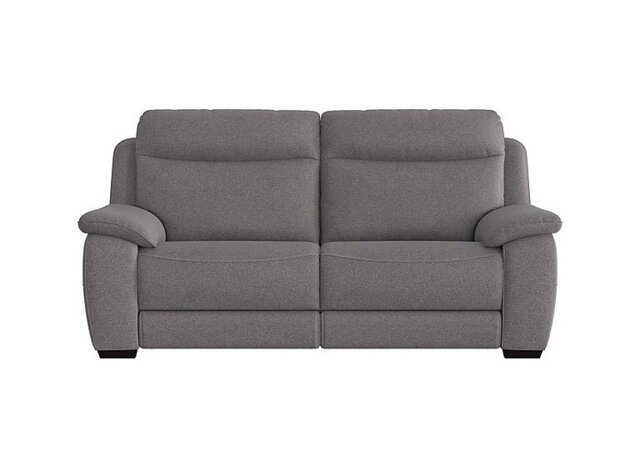 Starlight Express 3 Seater Fabric Manual Recliner Sofa - Charcoal Gray ...