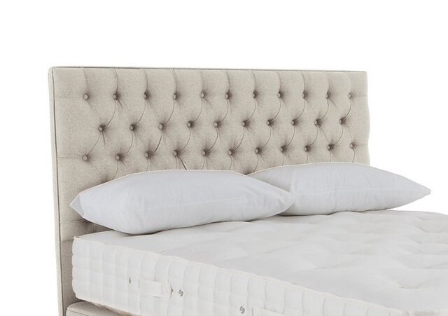 Hypnos - Bespoke Wooburn Floor Standing Headboard - Double - Tweed ...