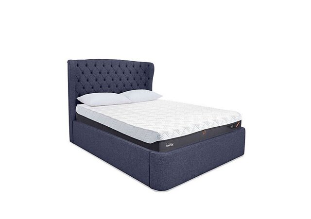 TEMPUR - Holcot Ottoman Bed Frame - King Size - Shetland Navy by ...