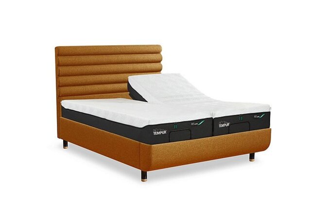 TEMPUR - Arc Ergo Smart Base Bed Frame with Vectra Headboard - Super ...