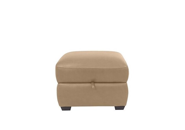 World of Leather - Cozee Leather Storage Stool - Nude by Furniture ...