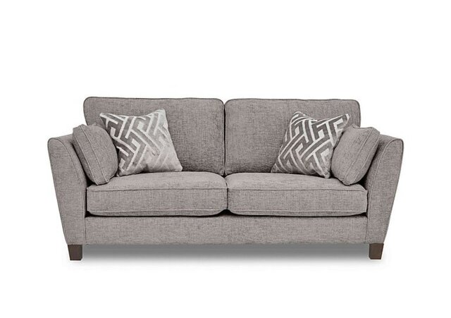 Tabitha 3 Seater Sofa - Ivory by Furniture Village | ufurnish.com