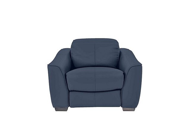 Xavier Leather Armchair - Ocean by Furniture Village | uFurnish.com