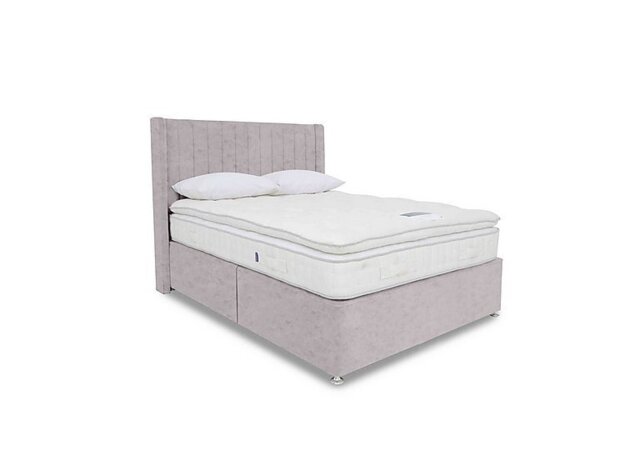 Harrison Spinks - Yorkshire 10K Medium Divan Set with 2 Drawers - Super King - Opal Dusk by ...