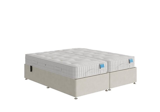 Sleep Story - Adjustable Divan Base - Super King - Lace Ivory by ...