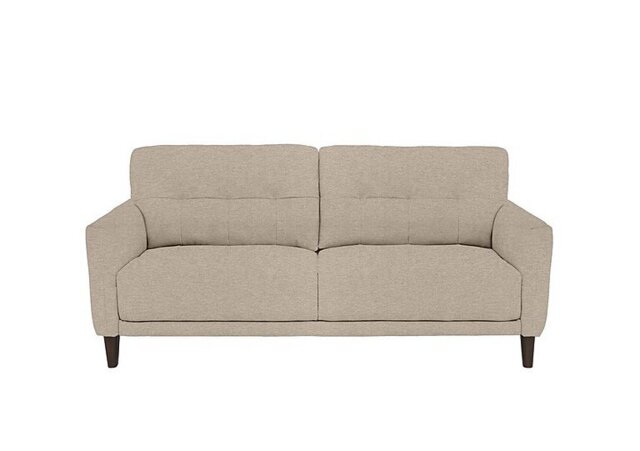 Uno Fabric 3 Seater Sofa - R28 Beige by Furniture Village | ufurnish.com