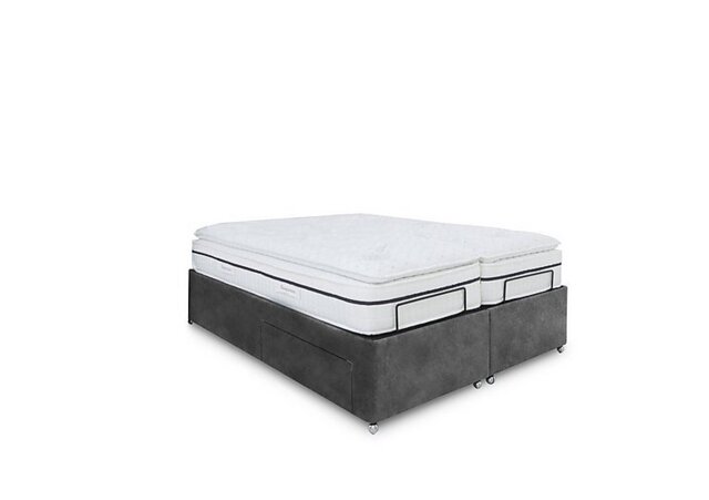 E-Motion Dual Adjustable Divan Base With 2 Drawers with Massage Function - Super King - Dapple ...