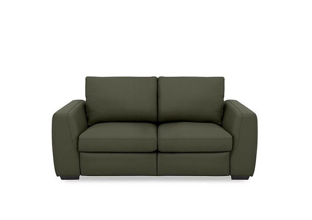 Dinky Leather 2 Seater Sofa with Power Recliner - Oslo Pine by ...