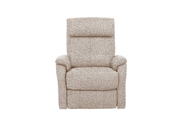 Rowan Fabric Swivel Rocker Recliner Armchair - Biscuit by Furniture ...