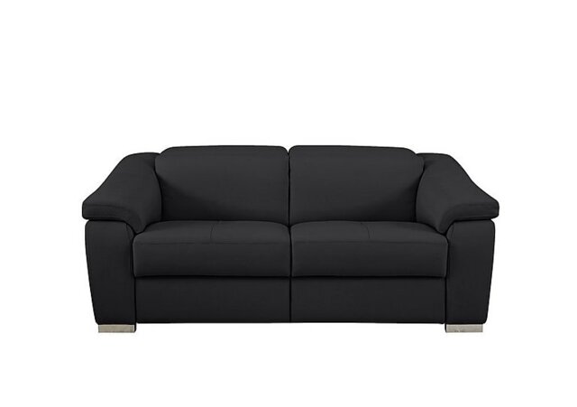 Nicoletti - Galileo 2 Seater Leather Power Recliner Sofa - Torello Nero ...