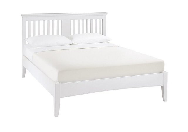 Emily Bed Frame - King Size - White by Furniture Village | ufurnish.com