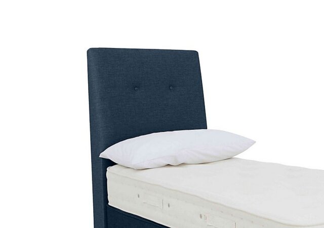 Hypnos - Askett Floor Standing Headboard - Single - Granite Blue by ...