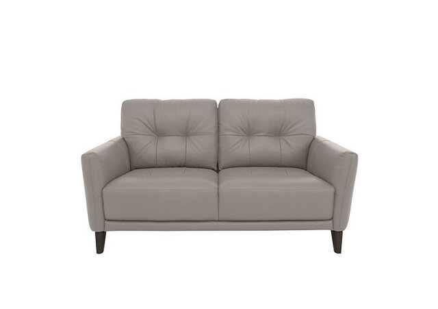 World of Leather - Uno BV Leather 2 Seater Sofa - Silver Grey by ...