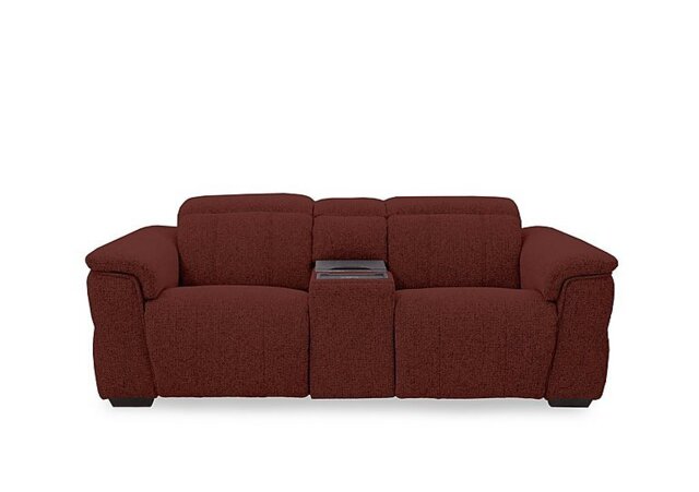 Inca Fabric 3 Seater Power Recliner Sofa with Power Headrests and ...