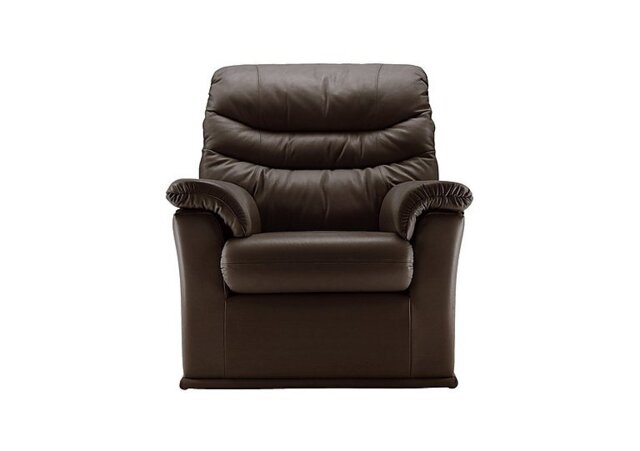 G Plan - Malvern Leather Armchair - Capri Chocolate by Furniture ...