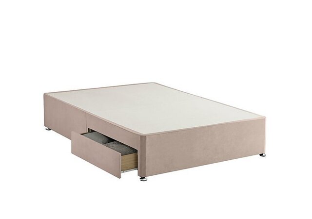 Silentnight - Divan Base With 2 Drawers - Super King - Luxury Dusty ...