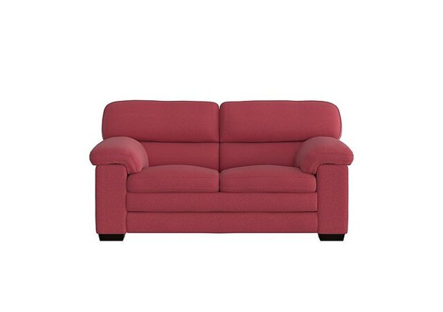 World of Leather - Cozee Fabric 2 Seater Sofa - Red by Furniture ...