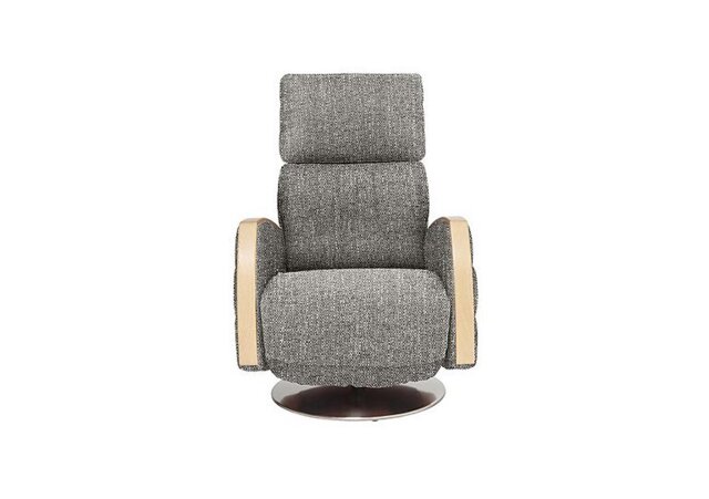 Ercol - Noto Fabric Recliner Chair - Stone Grey by Furniture Village ...