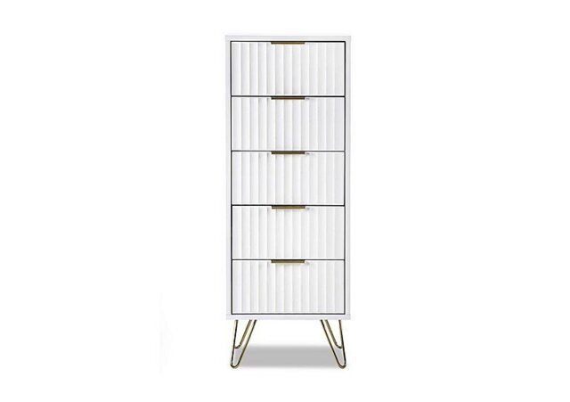 Elia 5 Drawer Tall Chest by Furniture Village | uFurnish.com