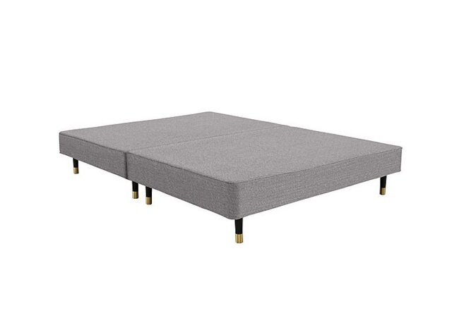 Hypnos - Bespoke Sprung Shallow Divan Base - Double - Imperio Grey by ...