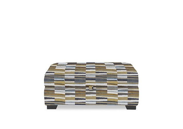 Hedingham Large Storage Footstool in Patterned Fabric by Furniture ...