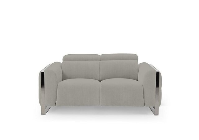 Gisella Fabric 2 Seater Sofa - Opulence Silver by Furniture Village ...