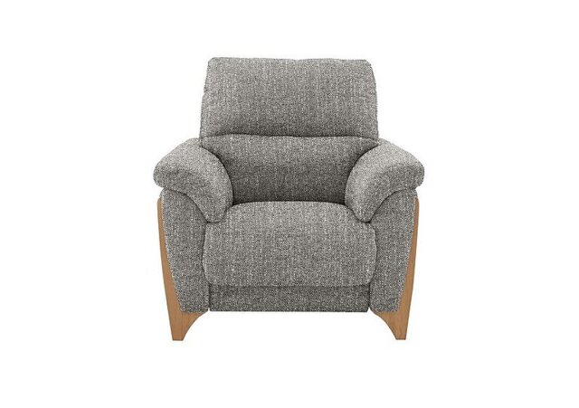 Ercol - Enna Fabric Armchair - Stone Grey by Furniture Village ...