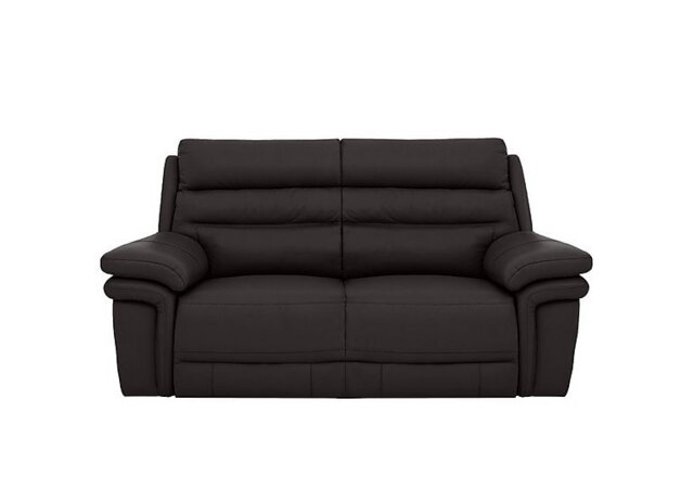 Berlin 2 Seater Leather Sofa - Starry Grey by Furniture Village ...