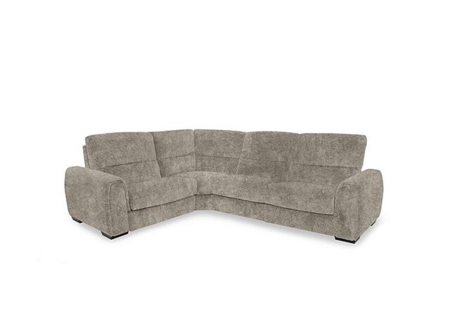 Flex Fabric Small Left Hand Facing Corner Sofa - Mink by Furniture ...