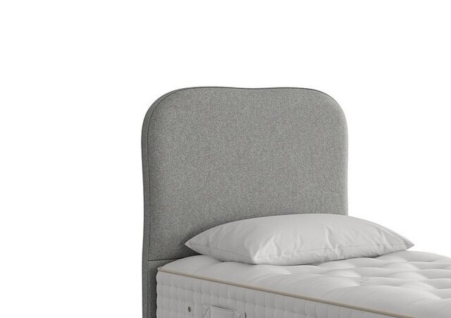 Vispring - Lennox Floor Standing Headboard - Single - Tweed Grey by ...