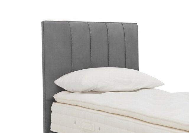 Hypnos - Downley Floor Standing Headboard - Single - Premium Pewter ...