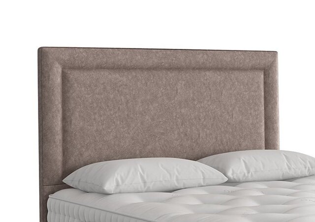 Vispring - Helios Floor Standing Headboard - Double - Marble Chocolate ...