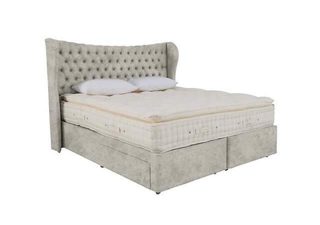 Hypnos - Bespoke Emperor Divan Set with Continental Drawers - Double ...