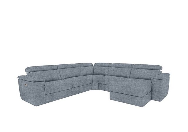 Nicoletti - Davide Large Fabric Right Hand Facing Corner Power Recliner ...