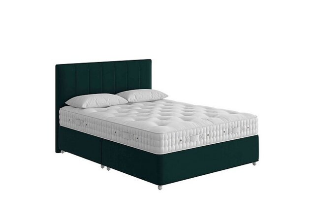 Vispring - Elite Divan Set with End Drawers - Double - Bottle Green by ...