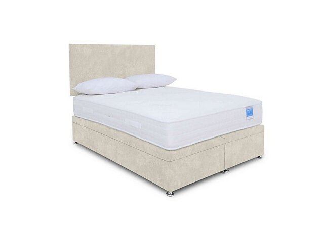 Ergosense Electric End Ottoman Divan Set - Small Double - Lace Ivory by ...