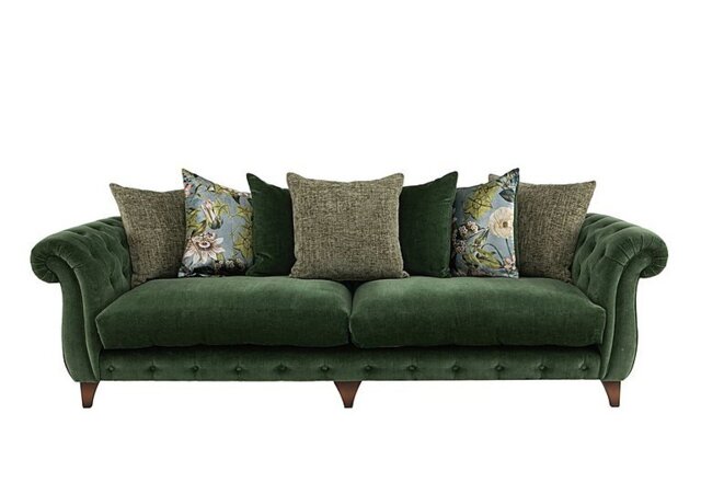 Boutique Palace Fabric Grande Scatter Back Sofa - Oasis Parrot by ...