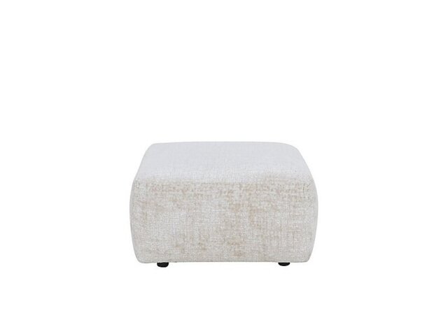 Pandora Medium Footstool - Plain Ivory by Furniture Village | ufurnish.com