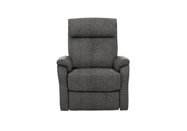 Rowan Fabric Swivel Rocker Recliner Armchair - Iron Grey by Furniture ...