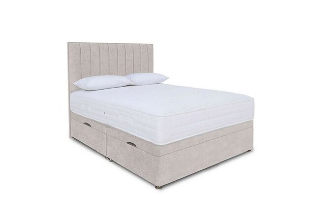 Sleep Story - Memory Pocket Manual Side Ottoman Divan Set - King Size ...